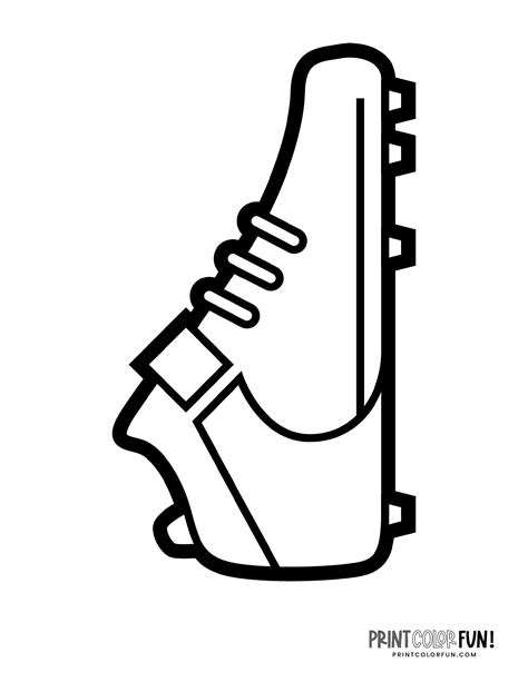 Football Shoes Coloring Pages