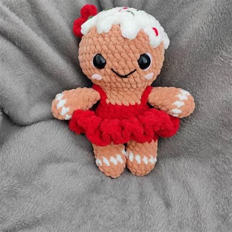 Gingerbread Twins Crochet Pattern Ginga And Gingy Pdf Pattern Etsy