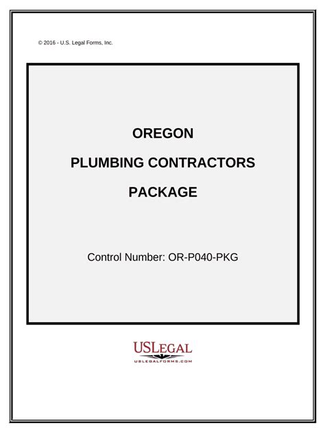 Oregon Plumbing License Fill Out And Sign Online Dochub