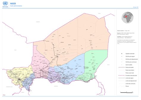 Niger Carte Administrative 09 Sept 2021 Ocha