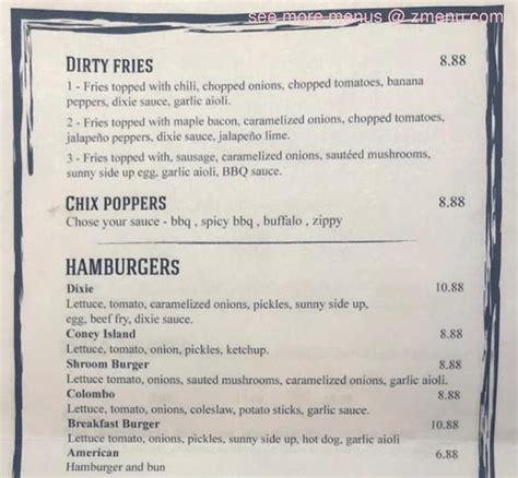 Online Menu Of Dixie Bbq Restaurant Brooklyn New York 11230 Zmenu