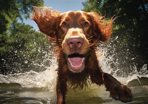 Premium Ai Image Irish Setter