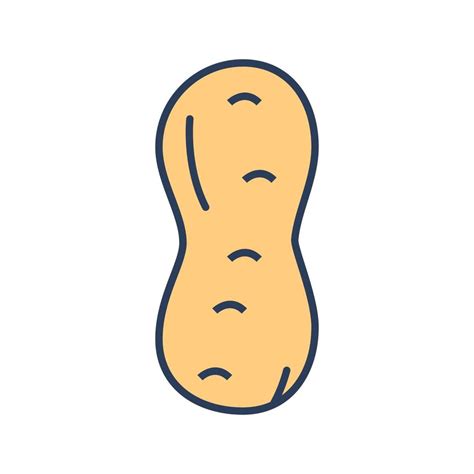 Peanut Vector Icon 16614476 Vector Art At Vecteezy