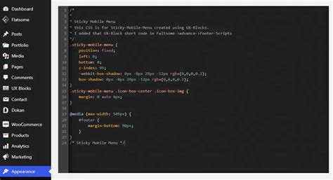 How To Create A Sticky Mobile Footer Menu In Flatsome Theme
