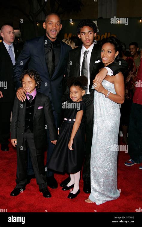 Dec 7 2006 Westwood California Usa Actor Will Smith Actress Jada