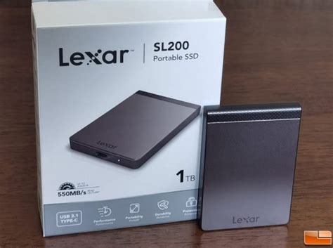 Lexar SL200 1TB Portable Solid State Drive Fgee Technology