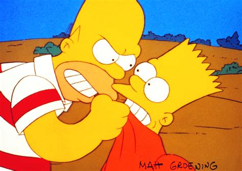 Doh Homer Announces Hes Stopped Strangling Bart On The Simpsons