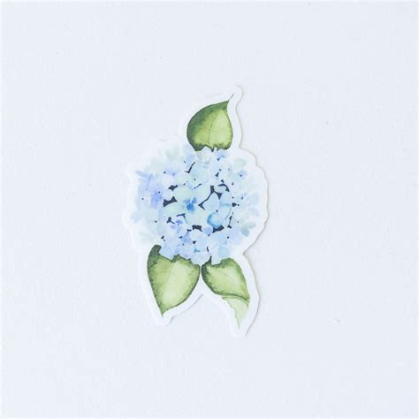 Hydrangea Sticker Finding Silver Pennies