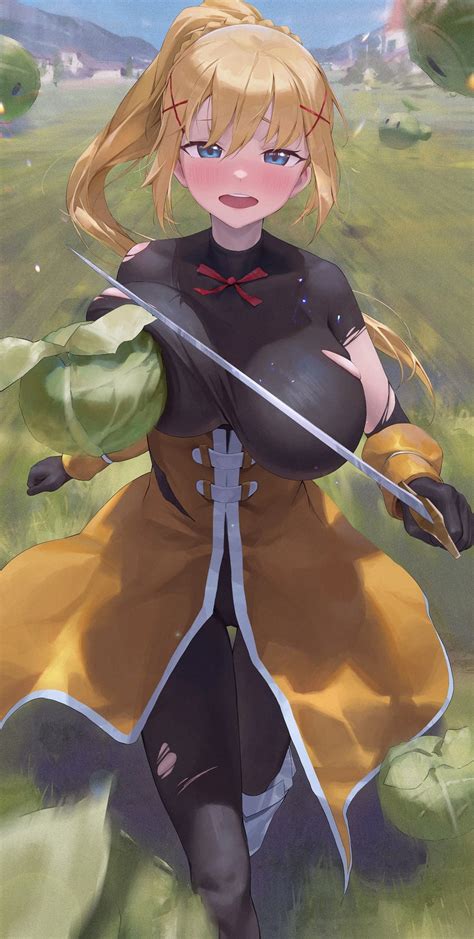 Darkness And Cabbage Kono Subarashii Sekai Ni Shukufuku Wo Drawn By