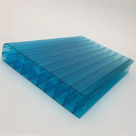 Blue Multiwall Polycarbonate Hollow Sheet 6mm At ₹ 38sq Ft In New Delhi