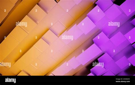 Abstract Retro Pattern With Waving Lines Of 3d Cubes Background Design Concept Of Old