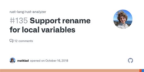 Support Rename For Local Variables · Issue 135 · Rust Langrust