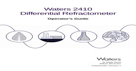 Pdf 2410 Differential Refractometer Ops Guide Dokumentips