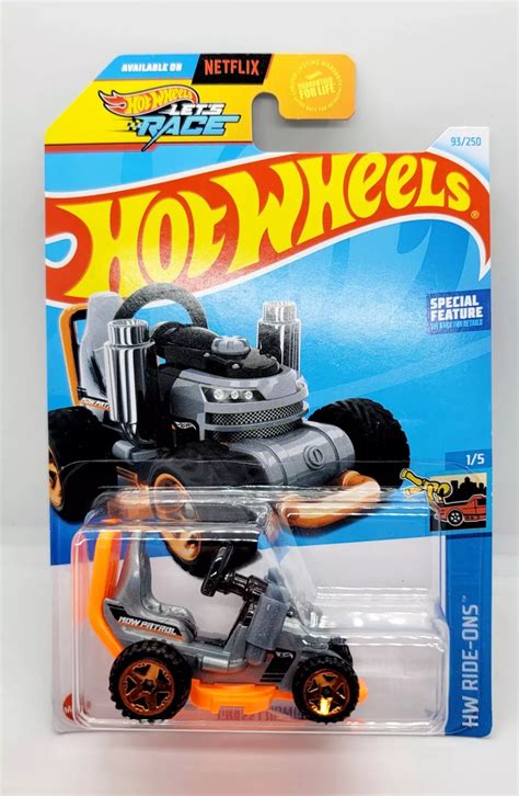Hot Wheels Silver Grass Chomper Hw Ride Ons Toy Car