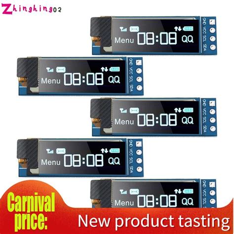 ★zhinghing02★ 5 Pieces I2c Display Module 091 Inch I2c Oled Display