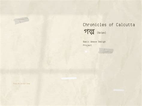 Basic Weave Design Project Behance