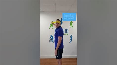 Resisted Cervical Rotation Using Theraband Youtube