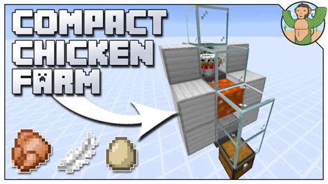 Compact Chicken Farm For Minecraft 114 Minecraft Map