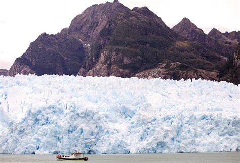 San Rafael Glacier In Patagonia Chile Stock Image Image Of