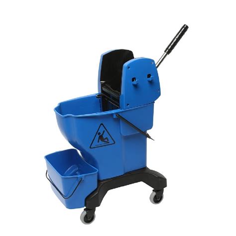Edco Enduro Press Bucket Complete With Wringer Blue Clearchoice Products Pty Limited