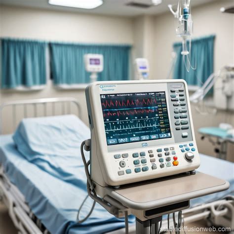 Electrocardiogram Medical Equipment Scene Stable Diffusion Online