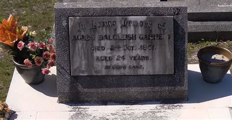 Agnes Dalgleish Walmsley Garrett 1927 1951 Mémorial Find A Grave