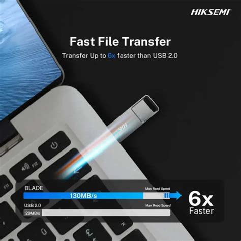Hiksemi Blade Hs Usb E301 64gb Usb 32 Gen 1 Grey Pen Drive Vibe Gaming