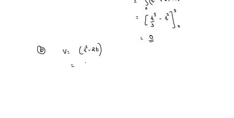 Solvedst Is The Position Of A Particle Moving Along A Straight Line At Time T A Find The