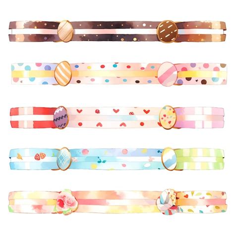 Watercolor Cute Space Items Premium Ai Generated Image