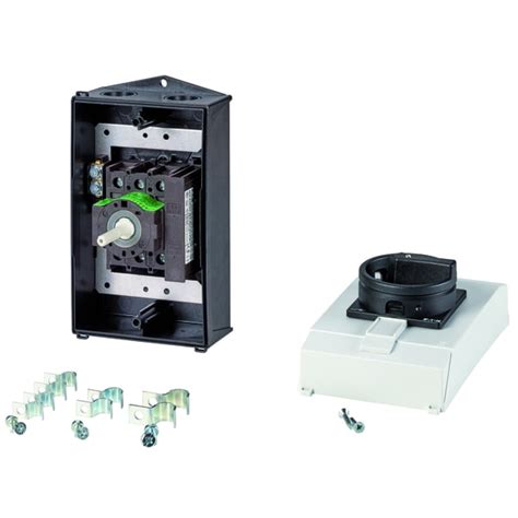 Hoofdschakelaar 32a 3 Pol1no1nc Mbs Emc Afscherming Zwart