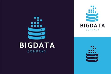 Free Vector Flat Design Data Logo Template