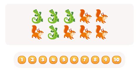 Count To 10 With Orange Objects Worksheets