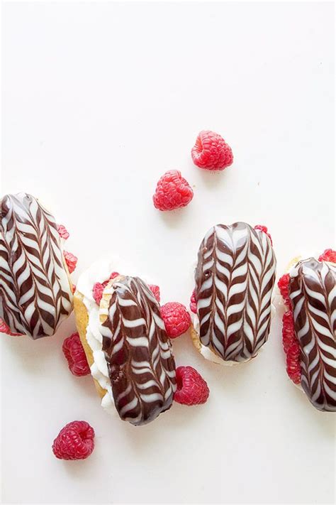 Raspberry Eclairs Bakers Royale Recipe Raspberry Eclairs Eclairs