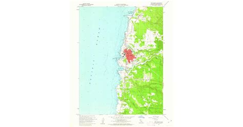 1960 Map Of Fort Bragg Ca — High Res Pastmaps