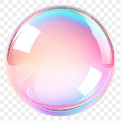 Vibrant Violet Bubble Sphere Png