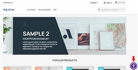 Prestashop Web Accessibility Widget Installation