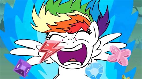 Ascended Rainbow Dash Transformation Youtube