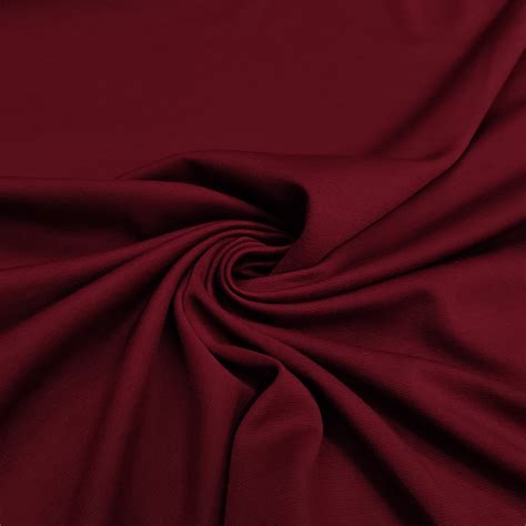 Tessuto Punto Milano Tinta Unita Bordeaux Iaiatessuti