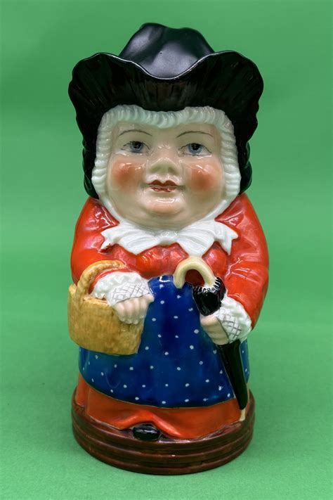 Mrs Toby Jug Large Orange Royal Worcester Circa 1950