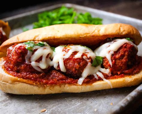 Homemade Italian Meatball Subs Traeger Oven Or Stovetop Winding