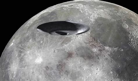 Huge Ufo Delivering Something Was Spotted Above The Moon