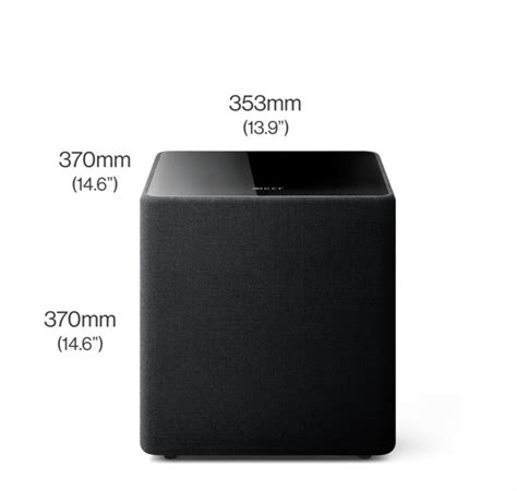 Subwoofer Kef Kube 10 Mie Ativo 300w Bivolt Com Design Compacto E Som