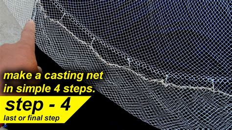 Last Or Final Step 4 How To Make Small Fishing Net At Home Making