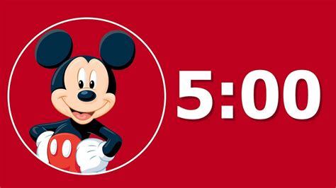 5 Minute Radial Timer Mickey Mouse Edition Youtube