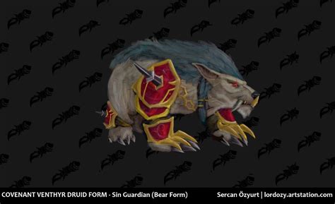 Artstation [fan Concept] Covenant Druid Forms Venthyr World Of Warcraft Sercan Özyurt