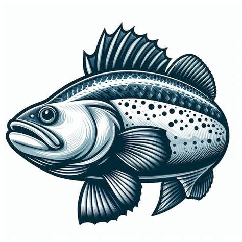 Premium Vector Cute Cod Fish Vector Cartoon Illustration