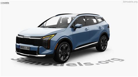 360 View Of Kia Sportage Nq5 Hev 2025 3d Model 3dmodels Store