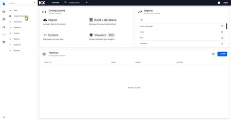 database kx insights