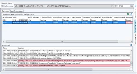 Windows 10 Upgrade Assessment Using Onevinn Tslaunch Ccmexeccom
