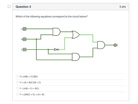 Solved Question Pts Which Is The Minimum SOP Expression Chegg